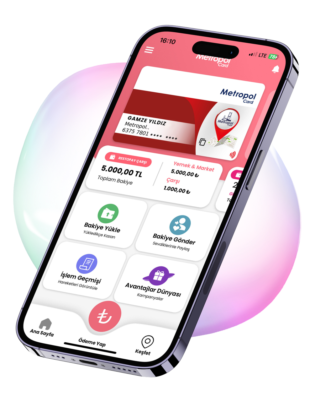 MetropolCard | Yemek, Yakıt ve Hediye Kartı